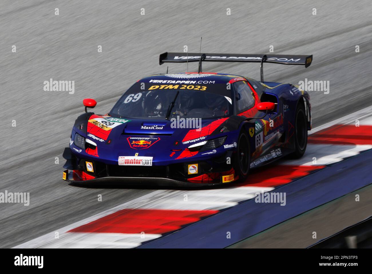 Spielberg, Austria: DTM Test Spielberg, 69 EMIL FREY RACING CHE Ferrari ...
