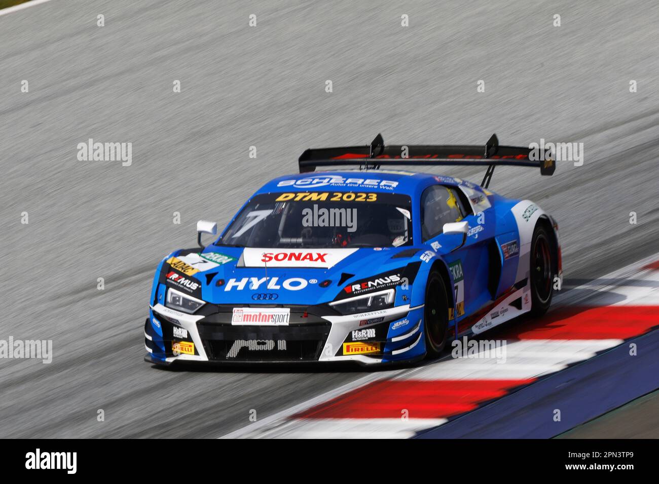 Spielberg, Austria: DTM Test Spielberg, 7 ABT Sportsline DEU Audi R8 ...