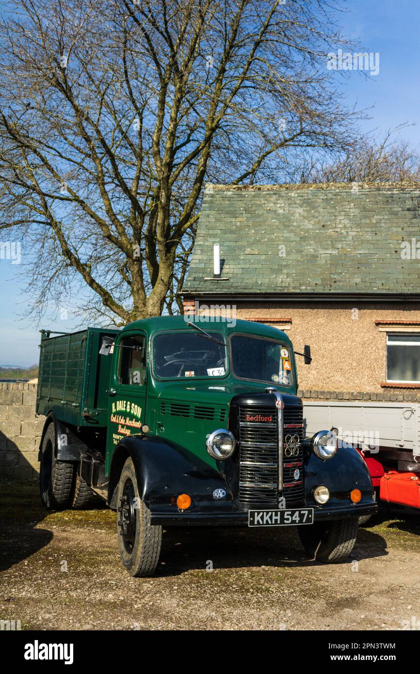 Bedford OB tipper truck. Kirkby Stephen Easter Rally 2023 Stock Photo ...
