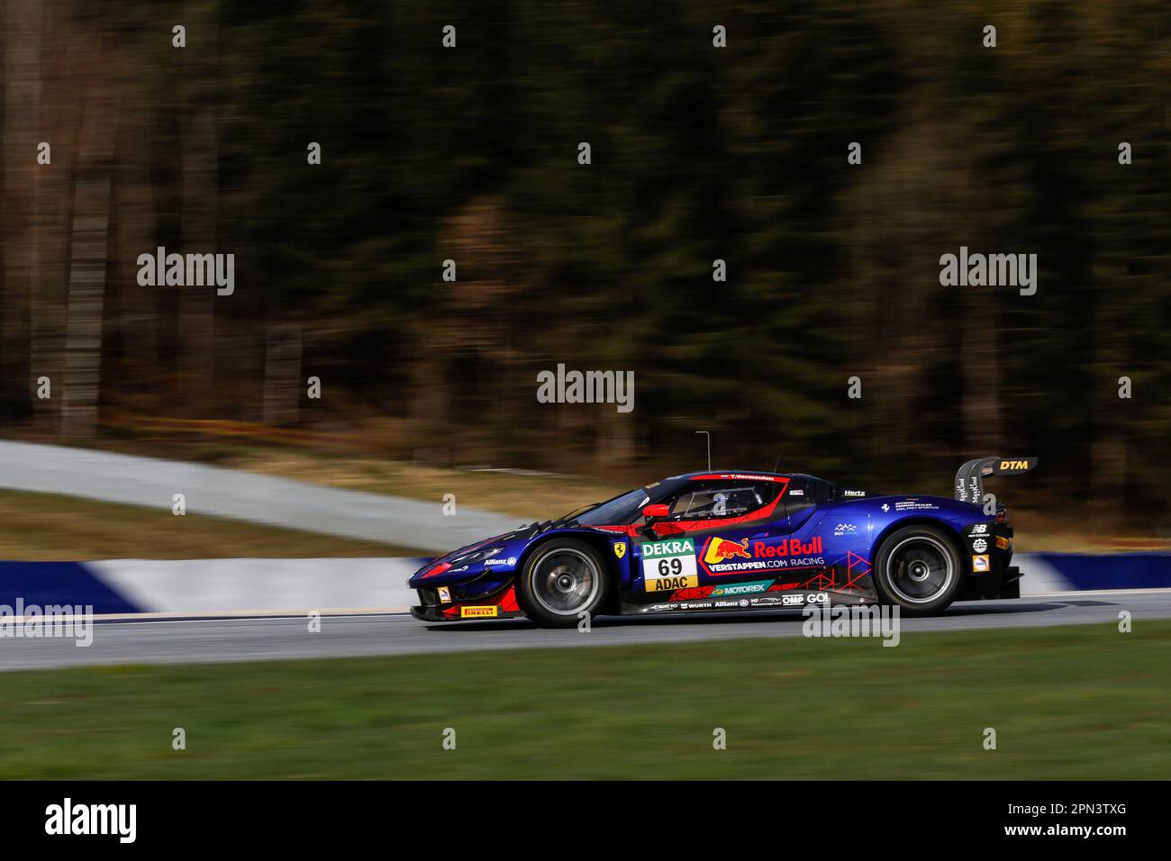 Spielberg, Austria: DTM Test Spielberg, 69 EMIL FREY RACING CHE Ferrari ...