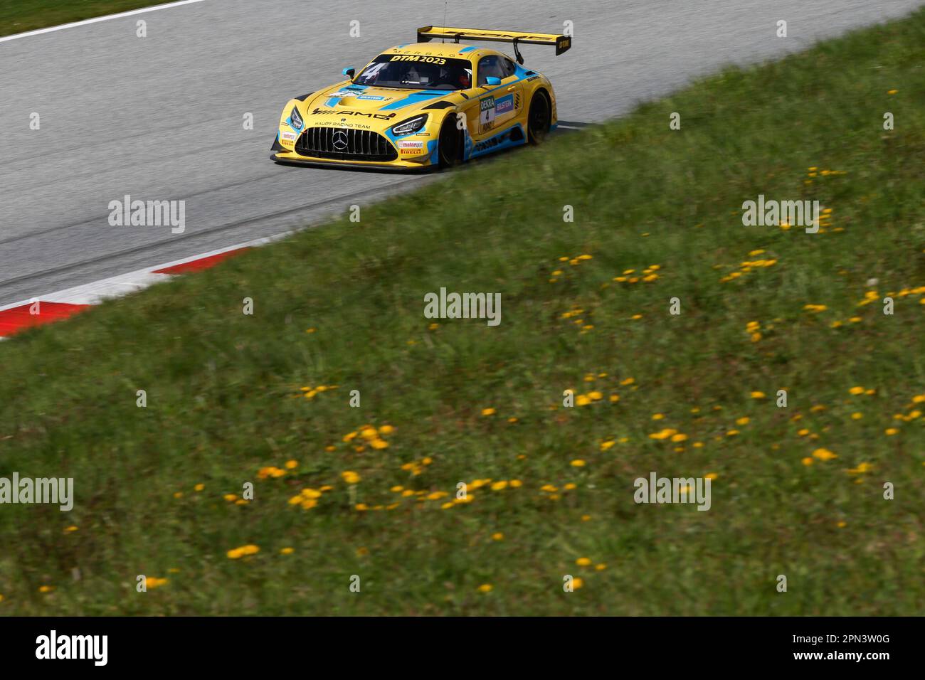 Spielberg, Austria: DTM Test Spielberg, 4 Mercedes-AMG Team HRT DEU ...