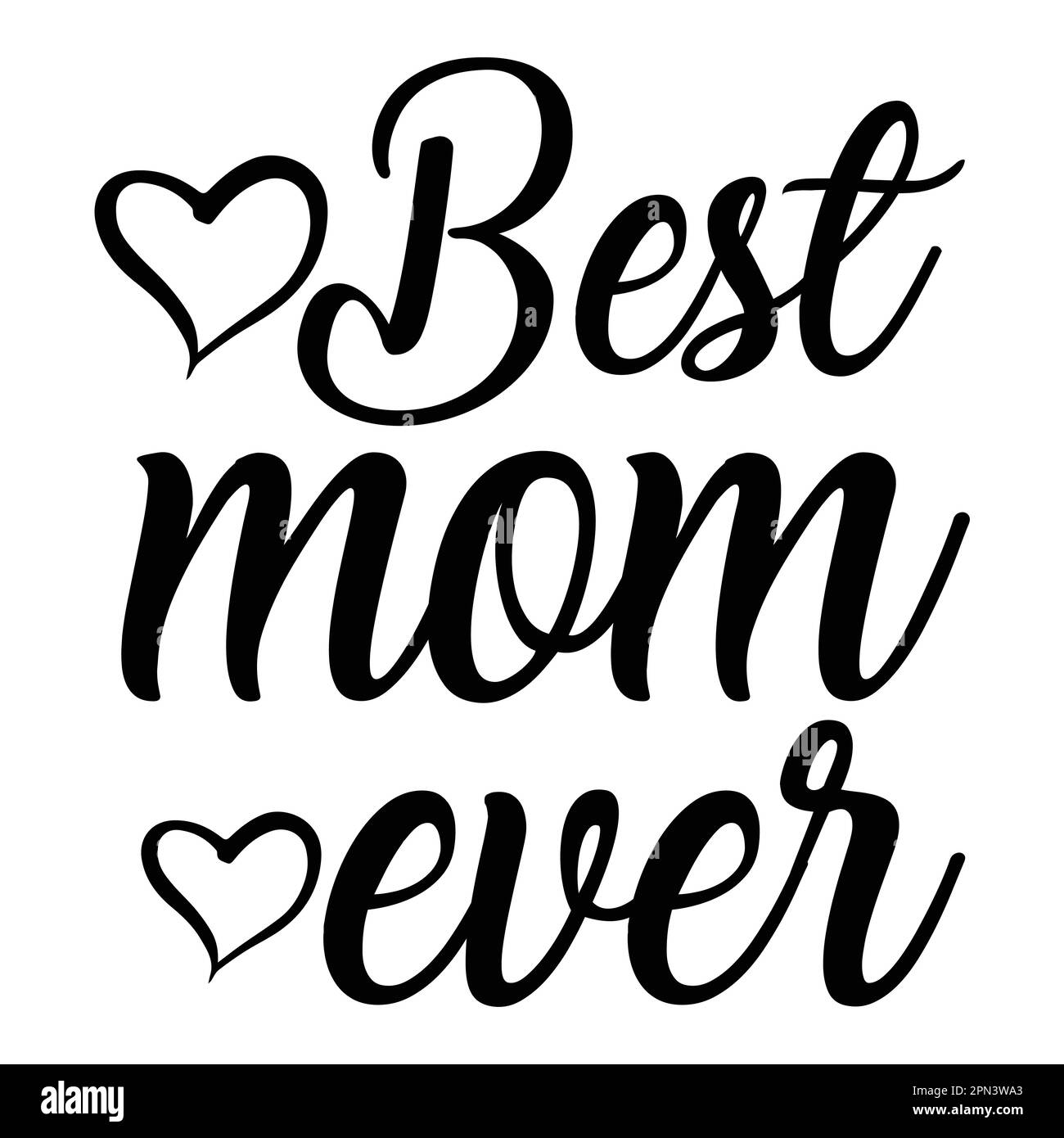 Best Mom Ever Mothers Day Typography Shirt Design For Mother Lover
