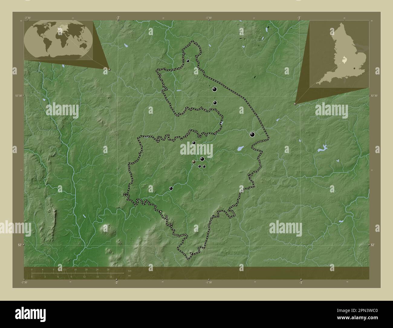 Warwickshire, administrative county of England - Great Britain ...
