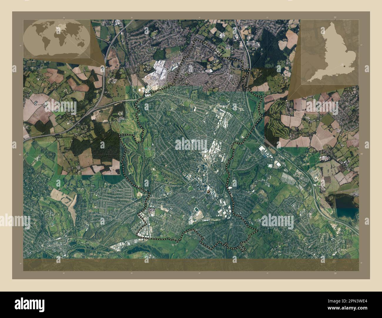 Watford, non metropolitan district of England - Great Britain. High ...