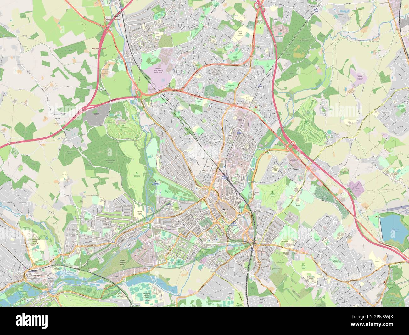 Metropolitan open land map hi-res stock photography and images - Alamy