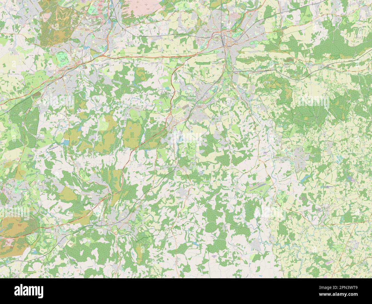 Waverley, non metropolitan district of England - Great Britain. Open ...