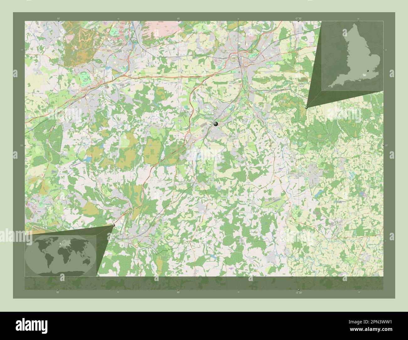Waverley, non metropolitan district of England - Great Britain. Open ...