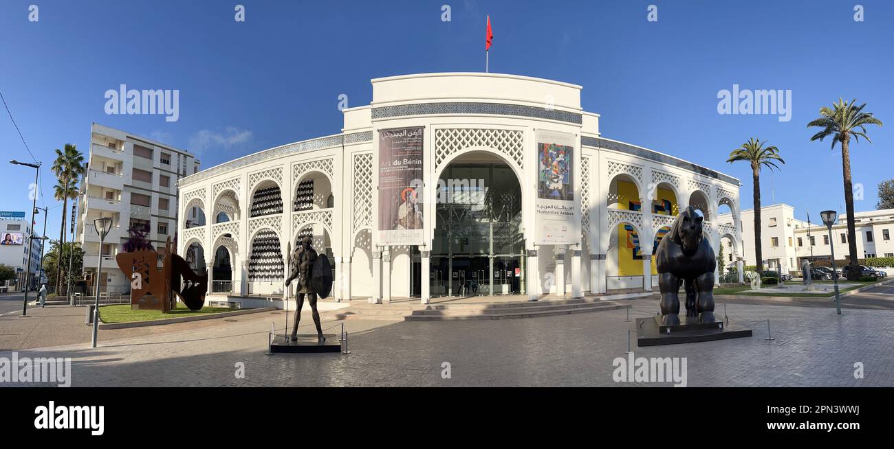 Rabat, Morocco: the exteriors of The Mohammed VI Museum of Modern and ...