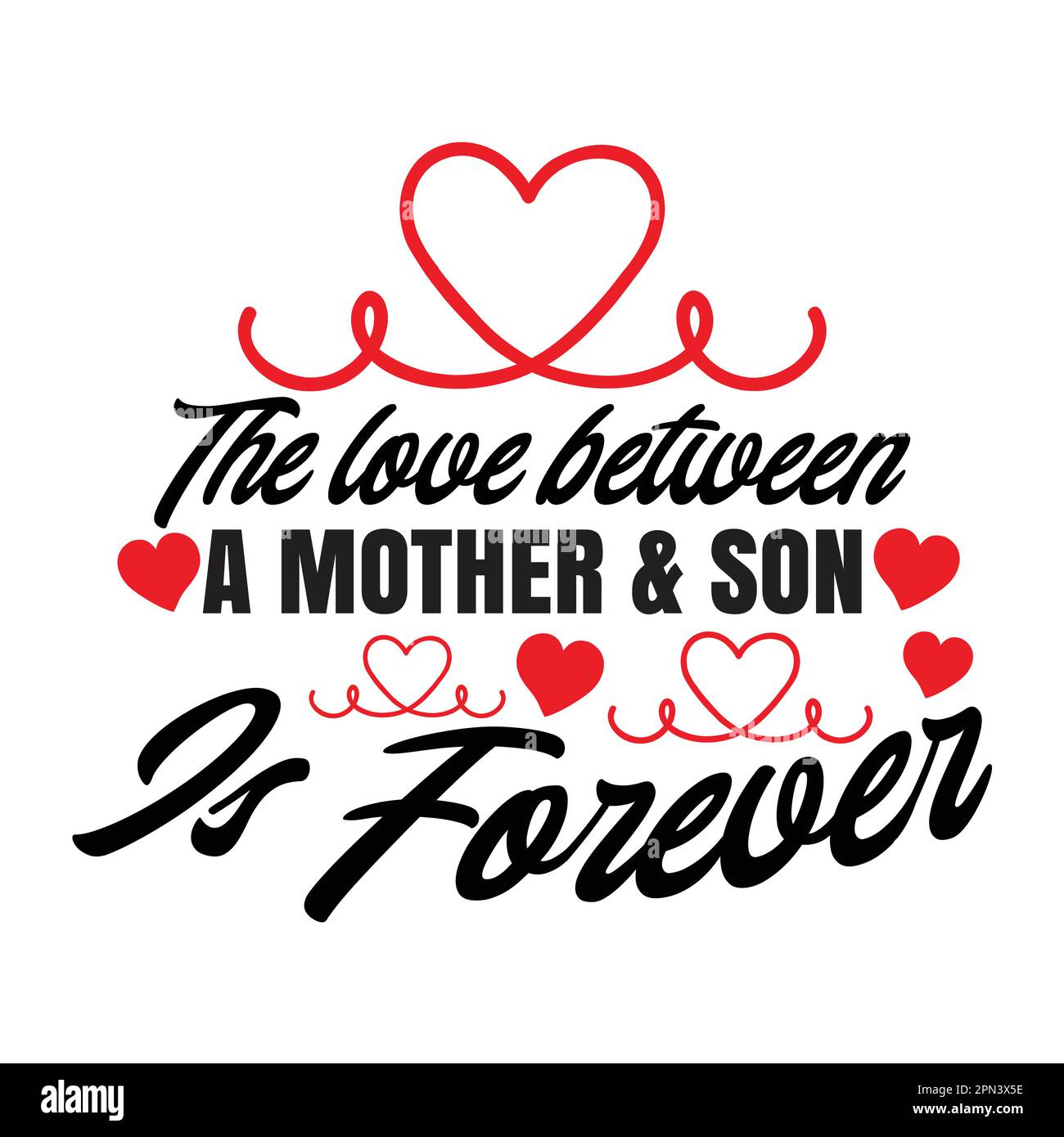 Forever my mum Stock Vector Images - Alamy
