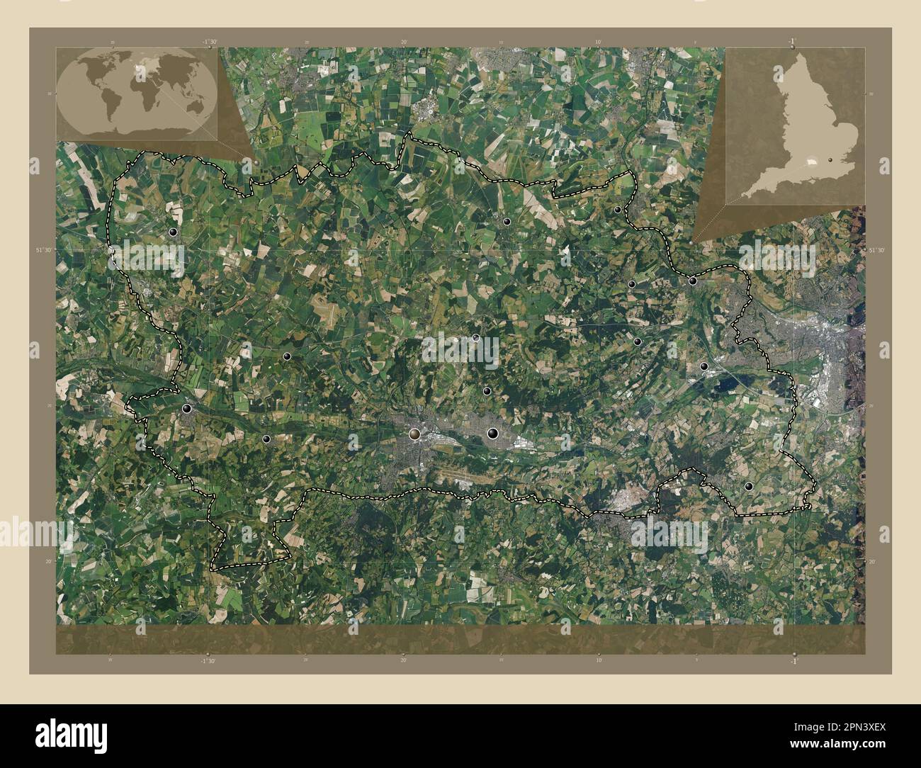 West Berkshire, county of England - Great Britain. High resolution ...