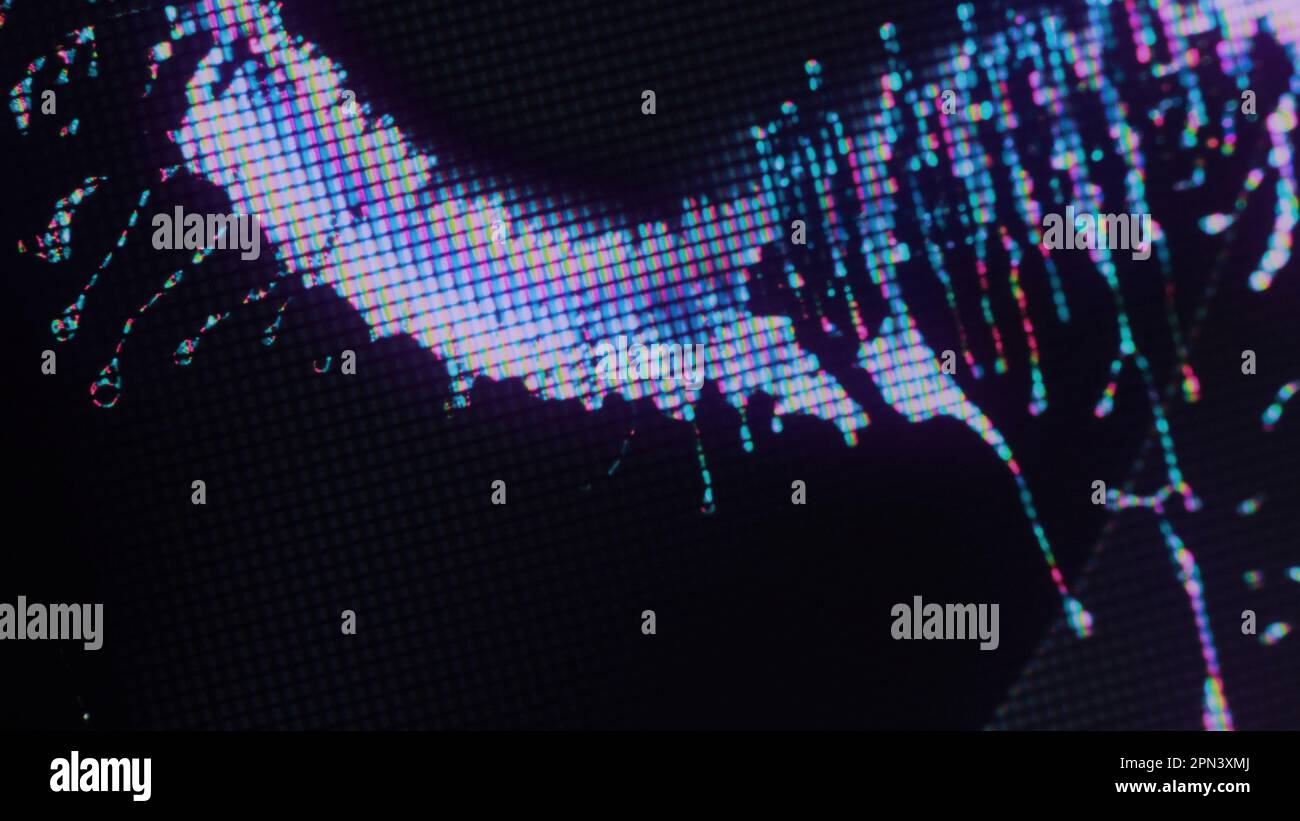 Digital drip glitch fluid matrix hi-res stock photography and images ...