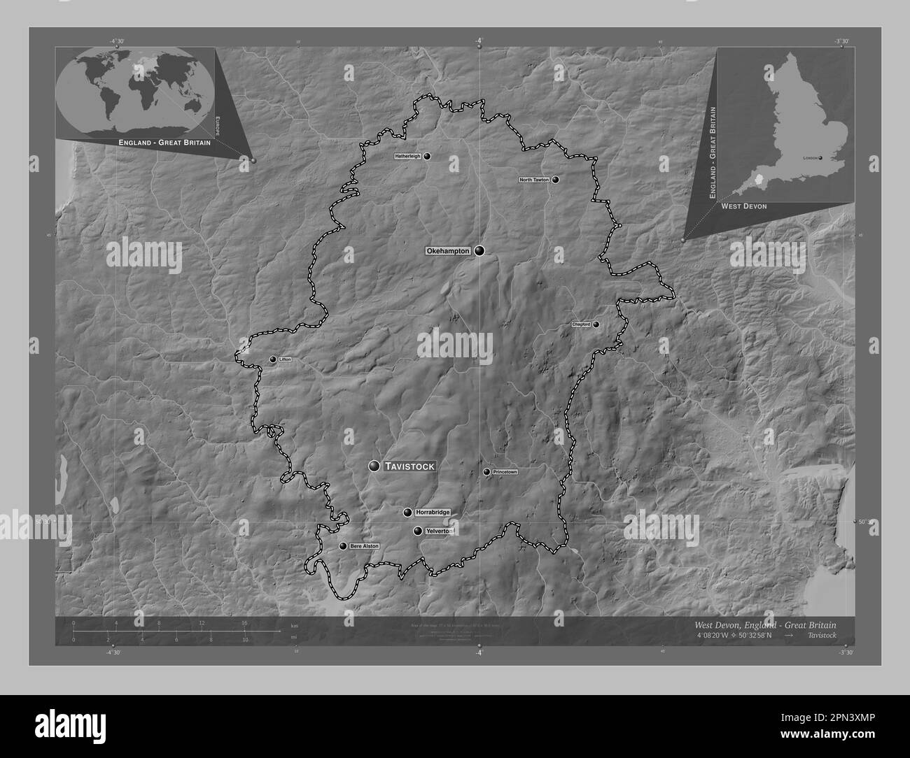 West Devon, non metropolitan district of England - Great Britain ...