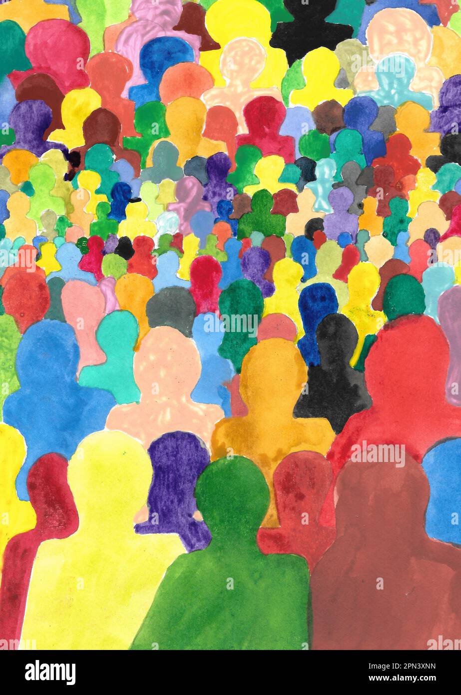 Symbol of Diversity Stock Photo - Alamy