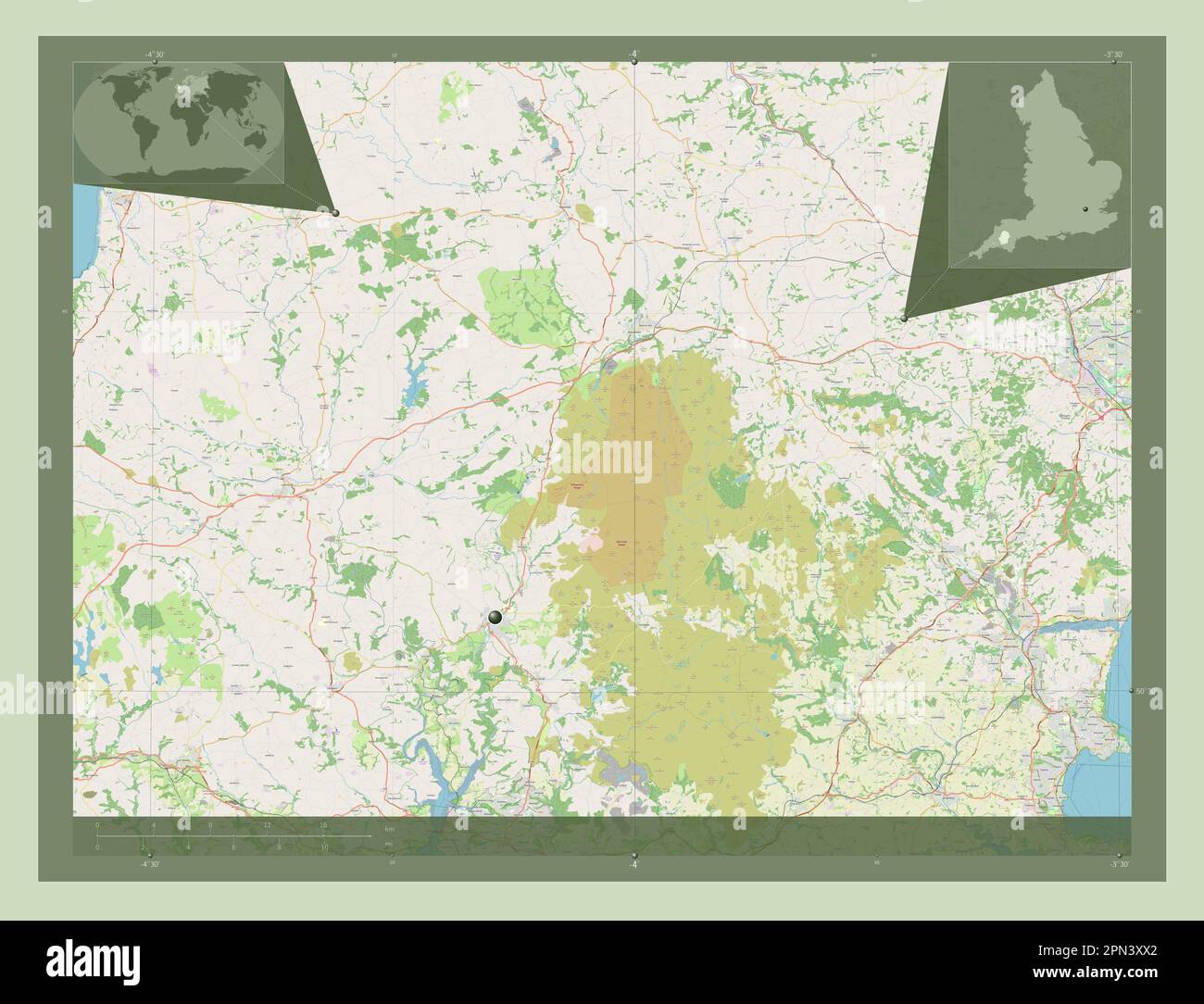 West Devon, non metropolitan district of England - Great Britain. Open ...