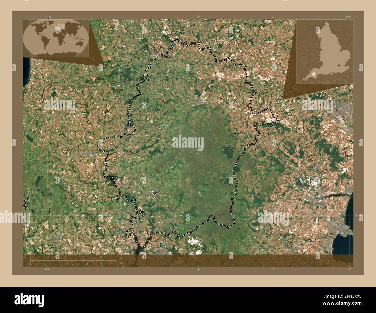 West Devon, non metropolitan district of England - Great Britain. Low ...