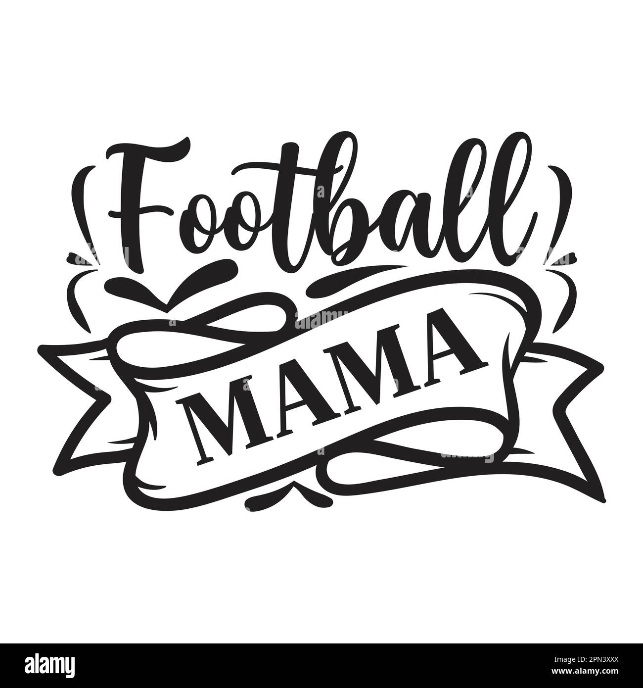 Football mama Stock Vector Images - Alamy
