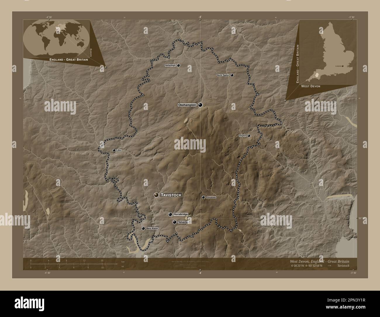 West Devon, non metropolitan district of England - Great Britain ...