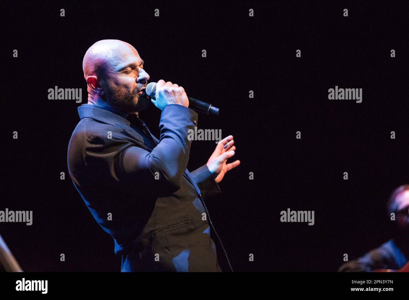 Rome, Italy. 15th Apr, 2023. Raiz Sing on stage during Raiz - Raiz ...