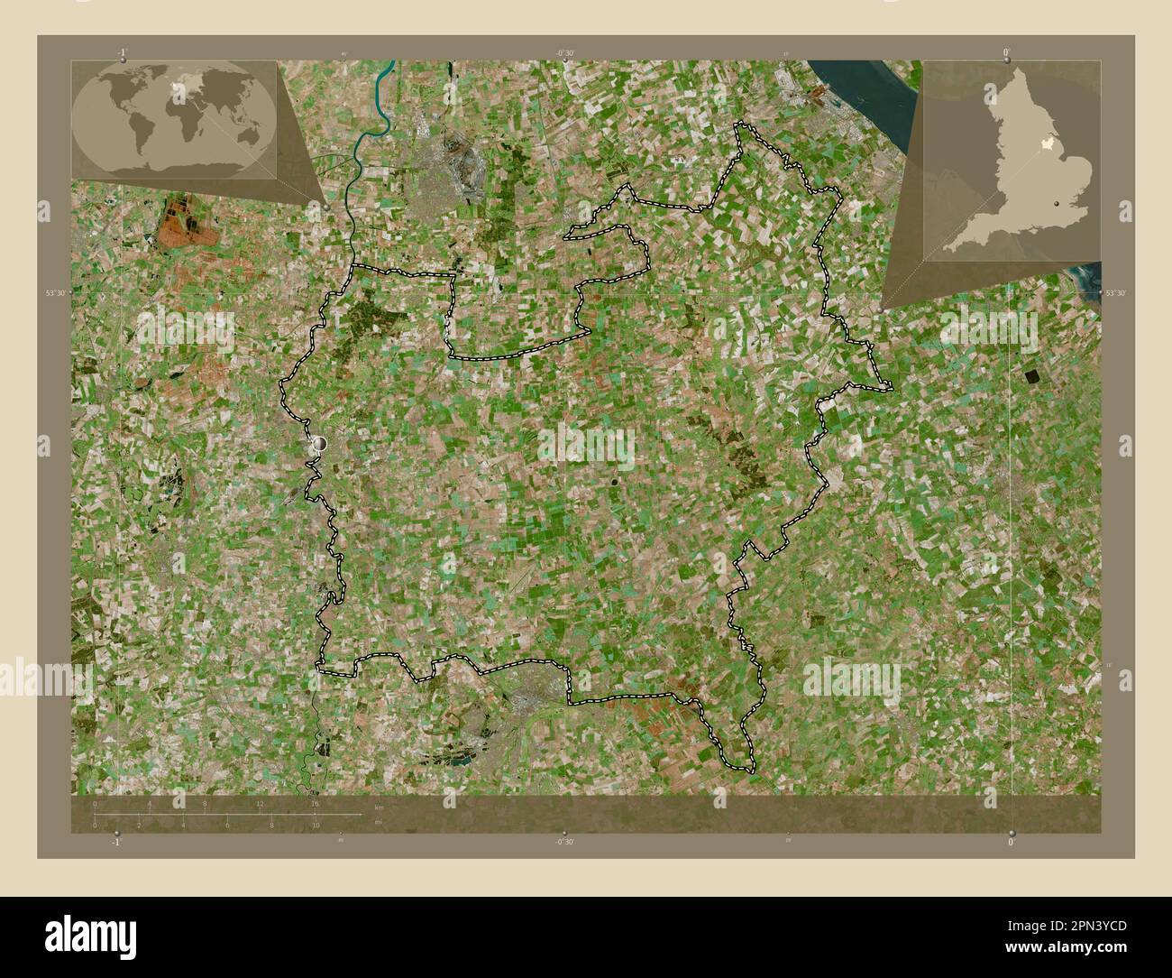 West Lindsey, non metropolitan district of England - Great Britain ...