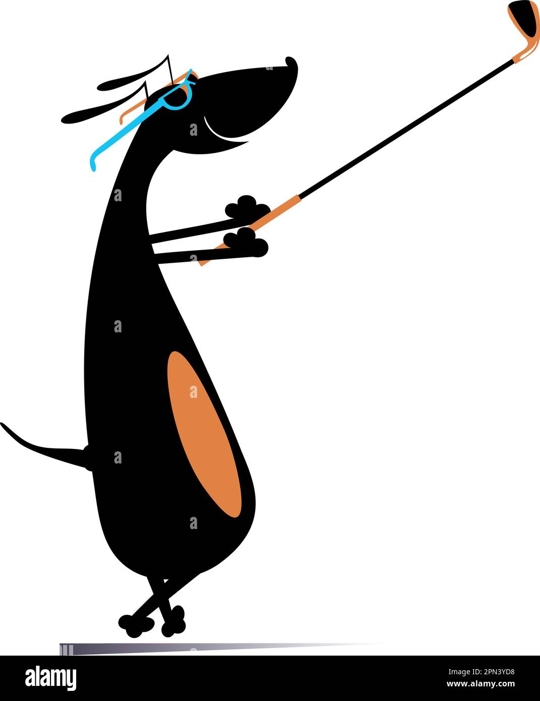 Golf cartoon hi-res stock photography and images - Alamy