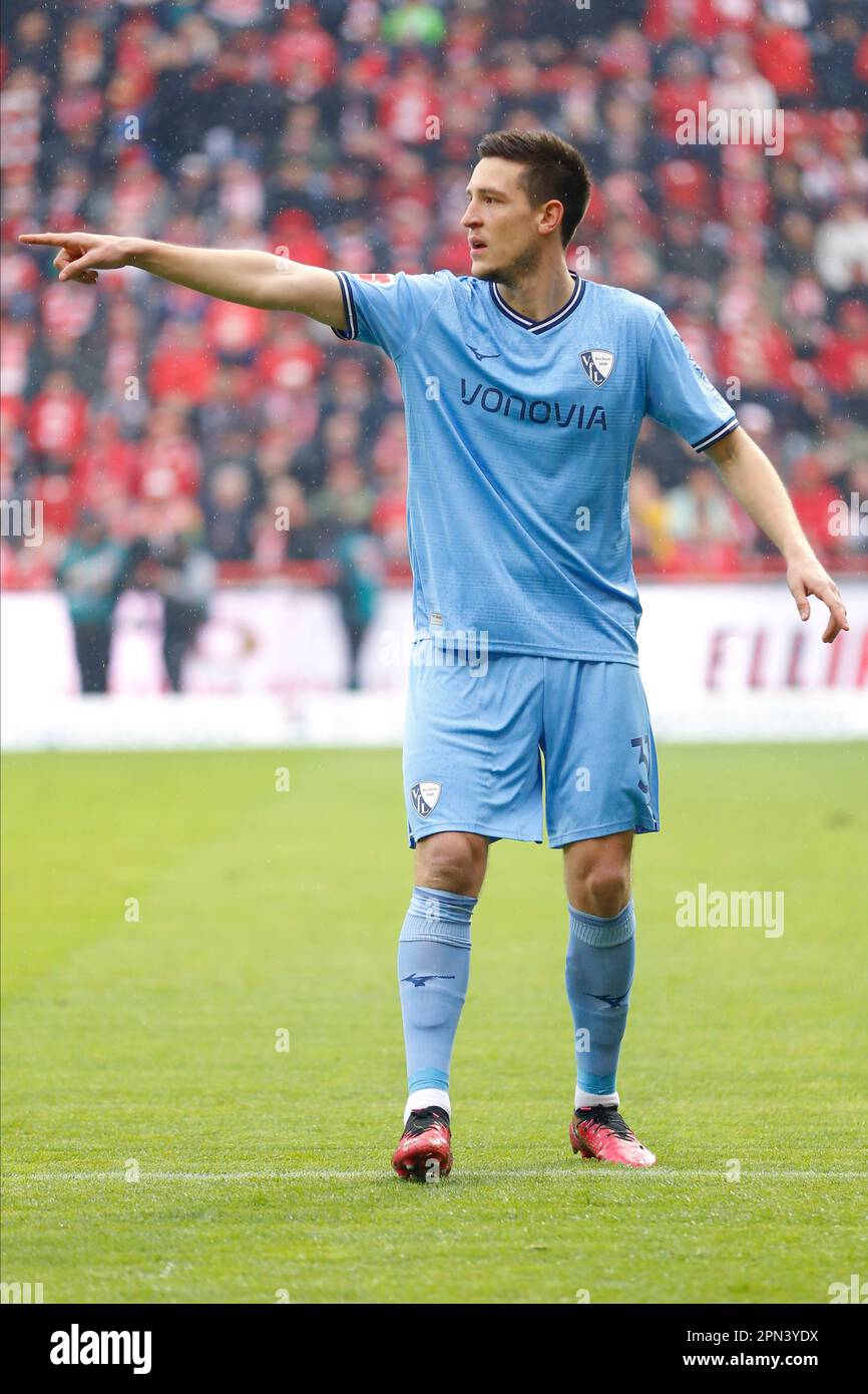Berlin, Germany. 16th Apr, 2023. Danilo Soares from VfL Bochum Shouts ...