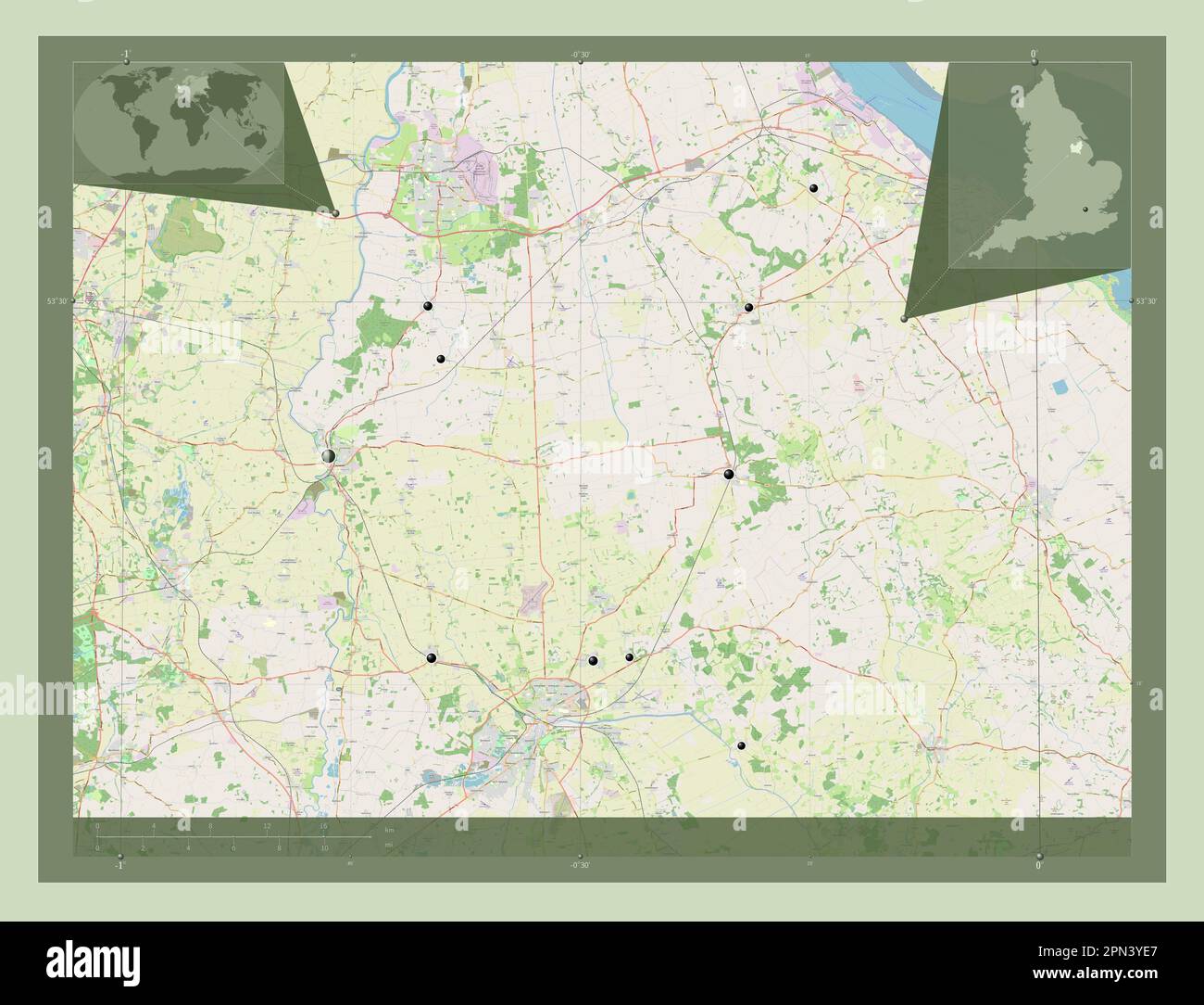 West Lindsey, non metropolitan district of England - Great Britain ...