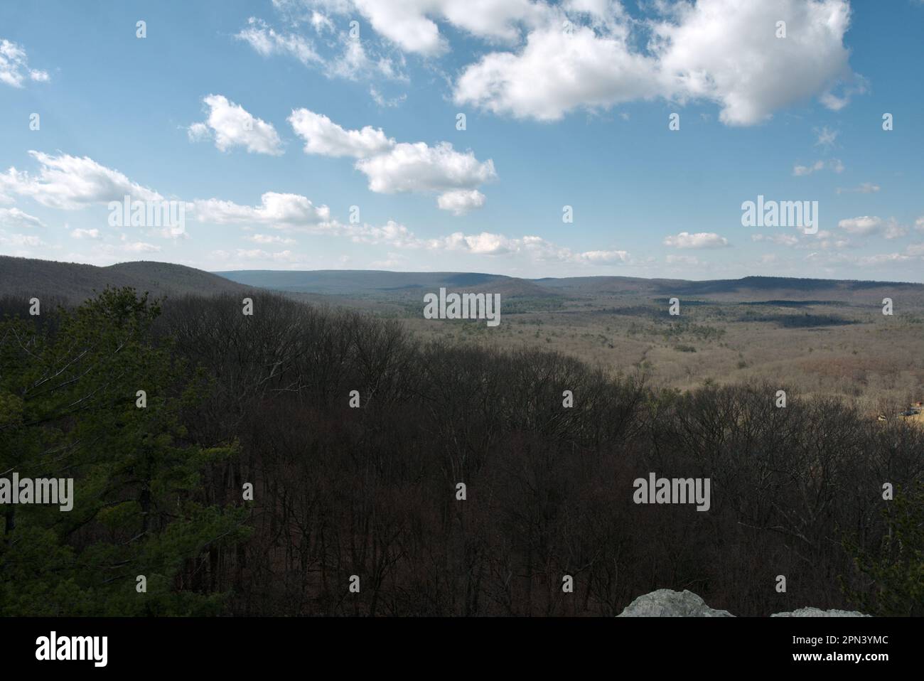 Pole Steeple Vista on the Appalachian Trail in Pennsylvania Stock Photo ...