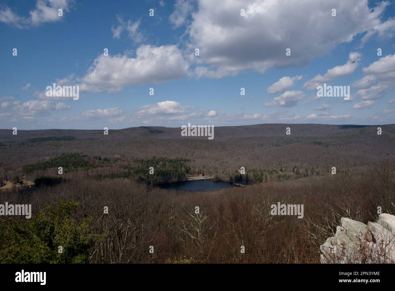 Pole Steeple Vista on the Appalachian Trail in Pennsylvania Stock Photo ...