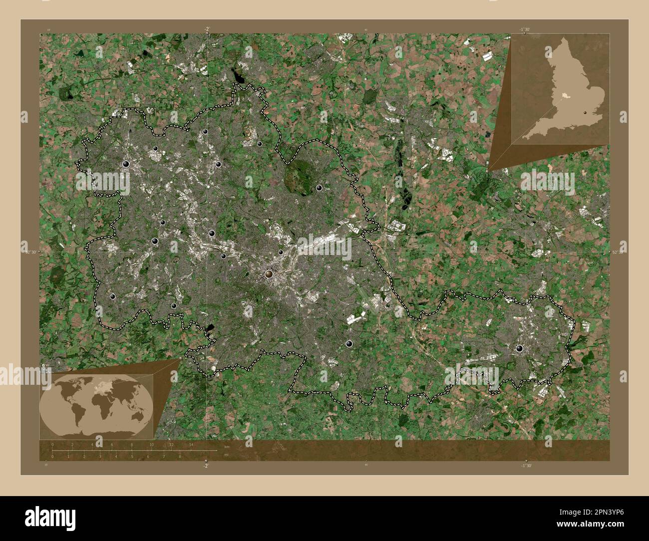 West Midlands Combined Authority, region of England - Great Britain ...