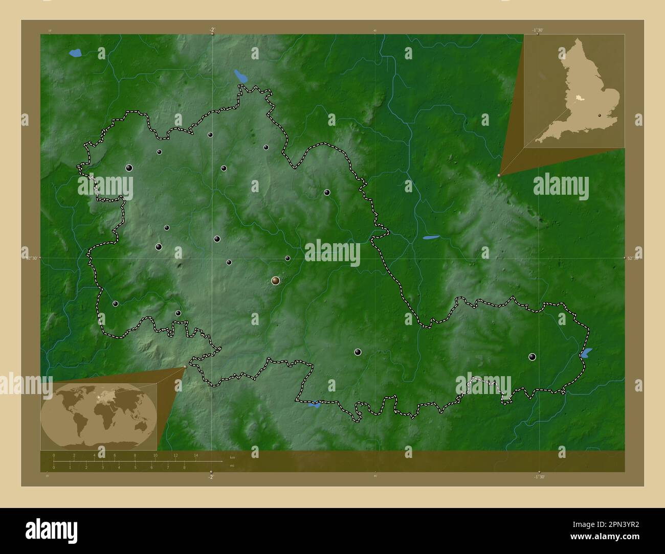 West Midlands Combined Authority, region of England - Great Britain ...