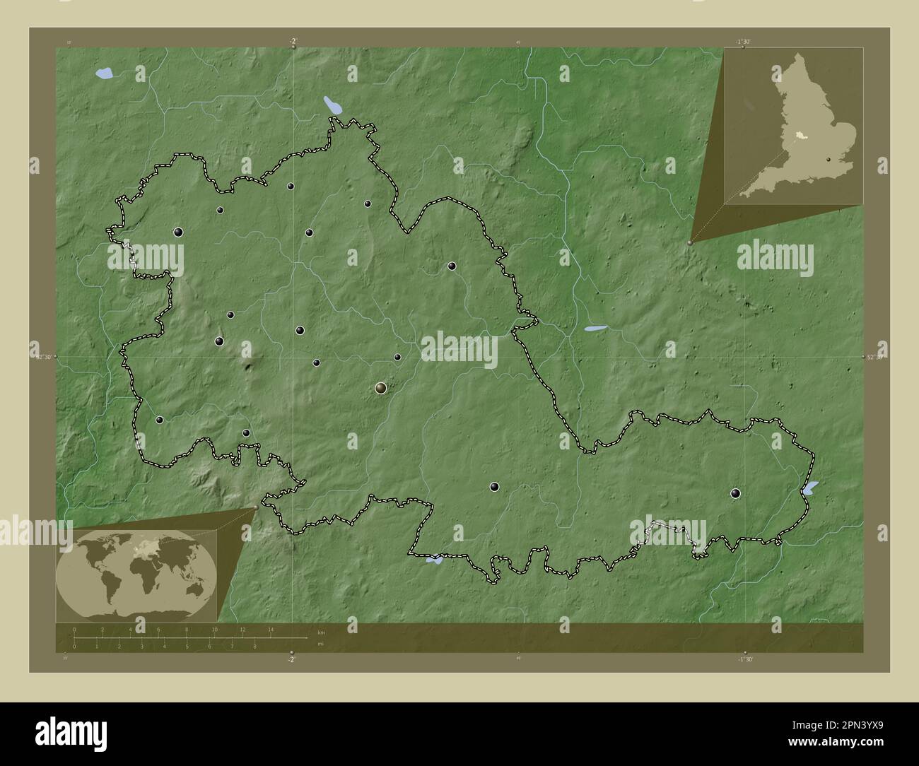 Dudley outline map hi-res stock photography and images - Alamy