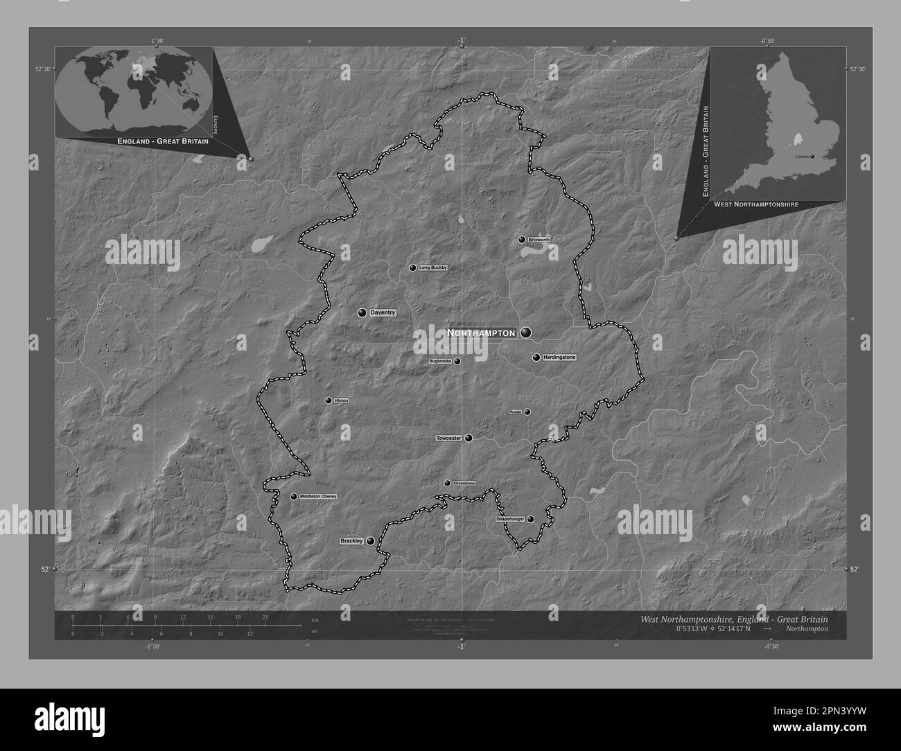 West Northamptonshire, unitary authority of England - Great Britain ...