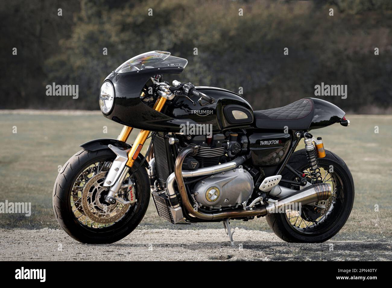 Triumph Thruxton R Stock Photo - Alamy