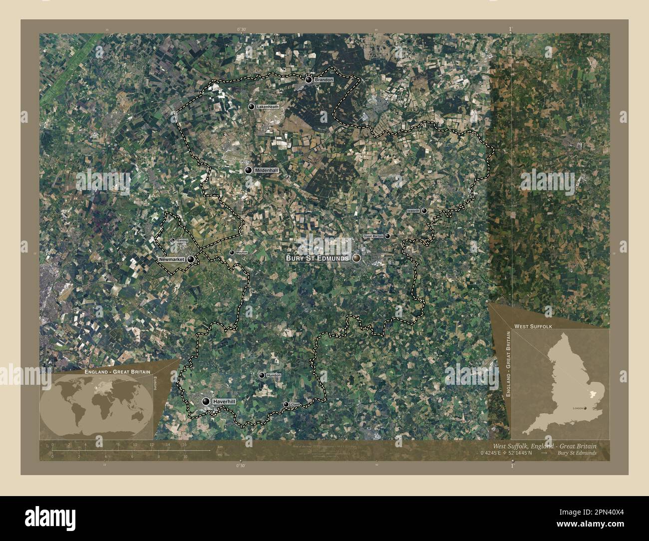 West Suffolk, non metropolitan district of England - Great Britain ...