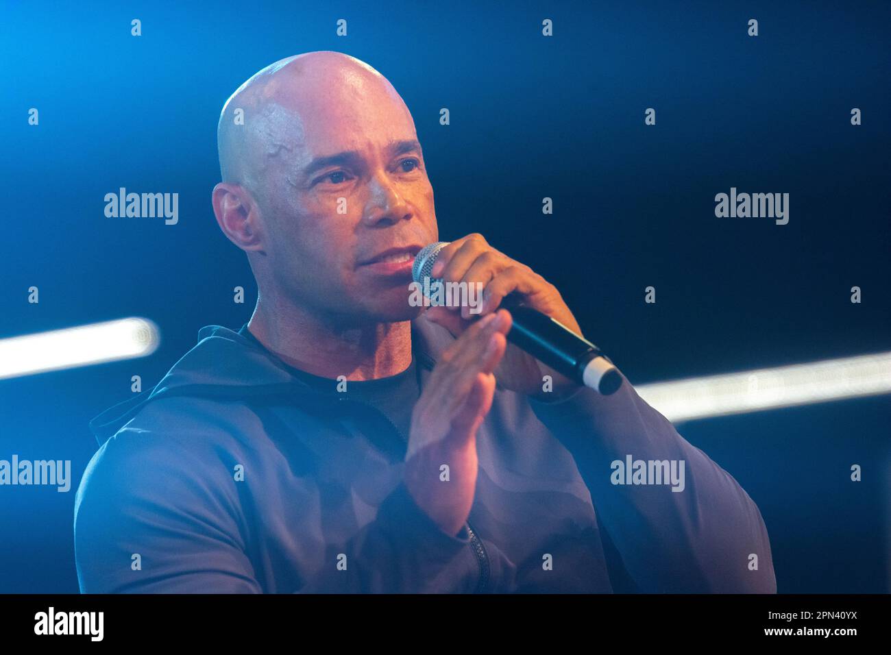 Cologne, Germany. 16th Apr, 2023. Kevin Levrone, an American ...