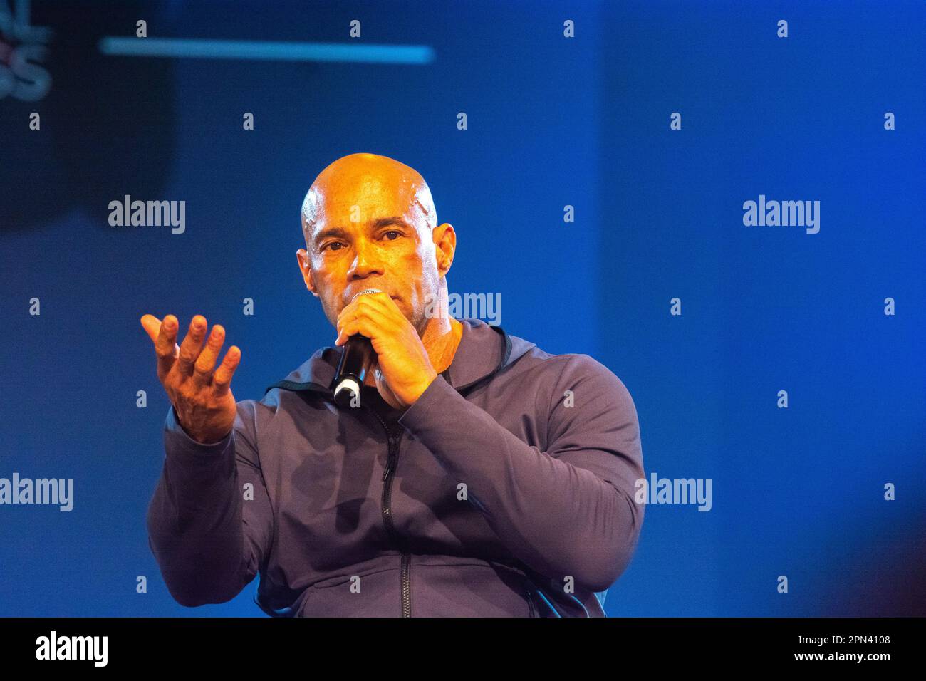 Cologne, Germany. 16th Apr, 2023. Kevin Levrone, an American ...