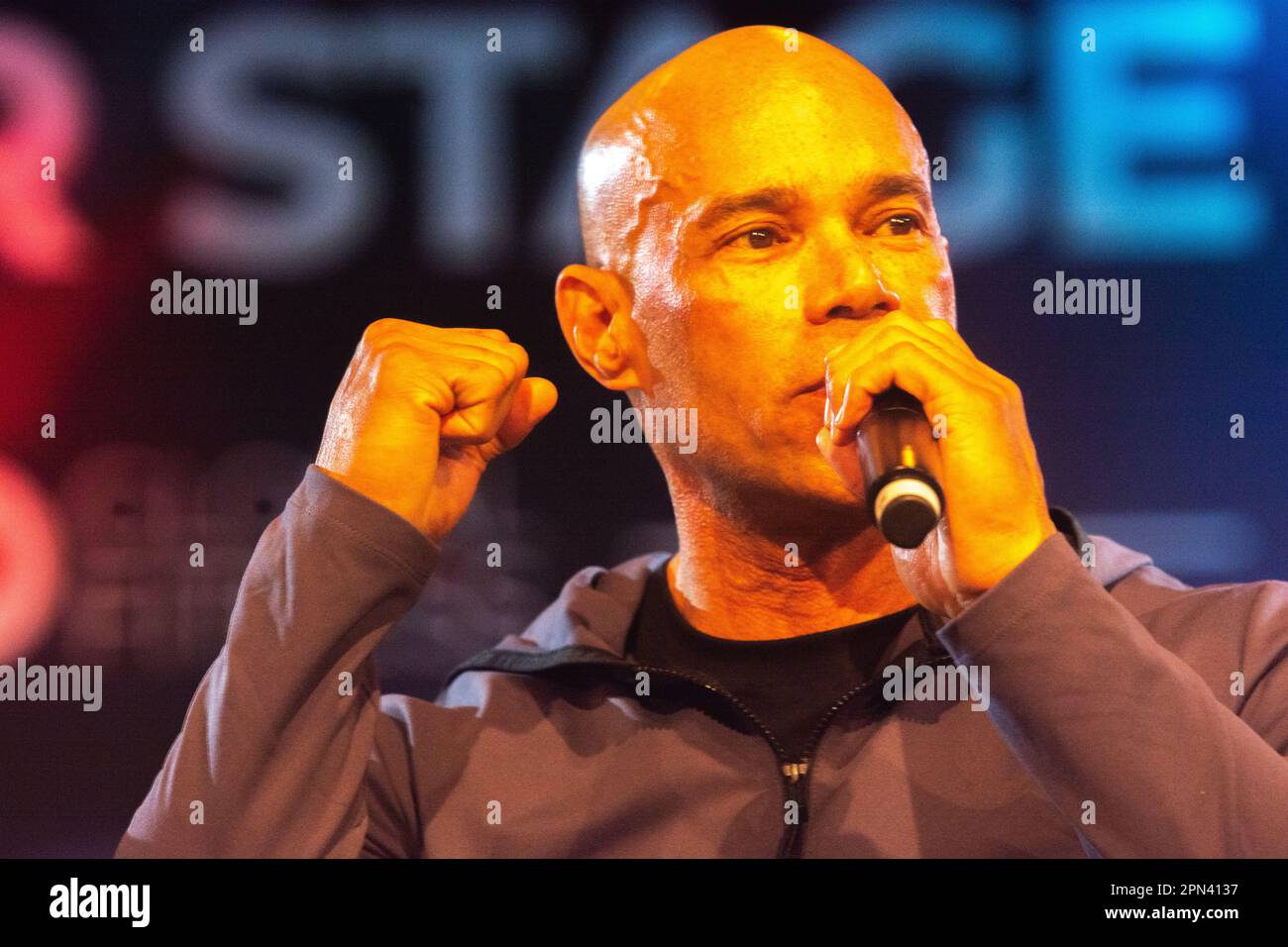 Cologne, Germany. 16th Apr, 2023. Kevin Levrone, an American ...