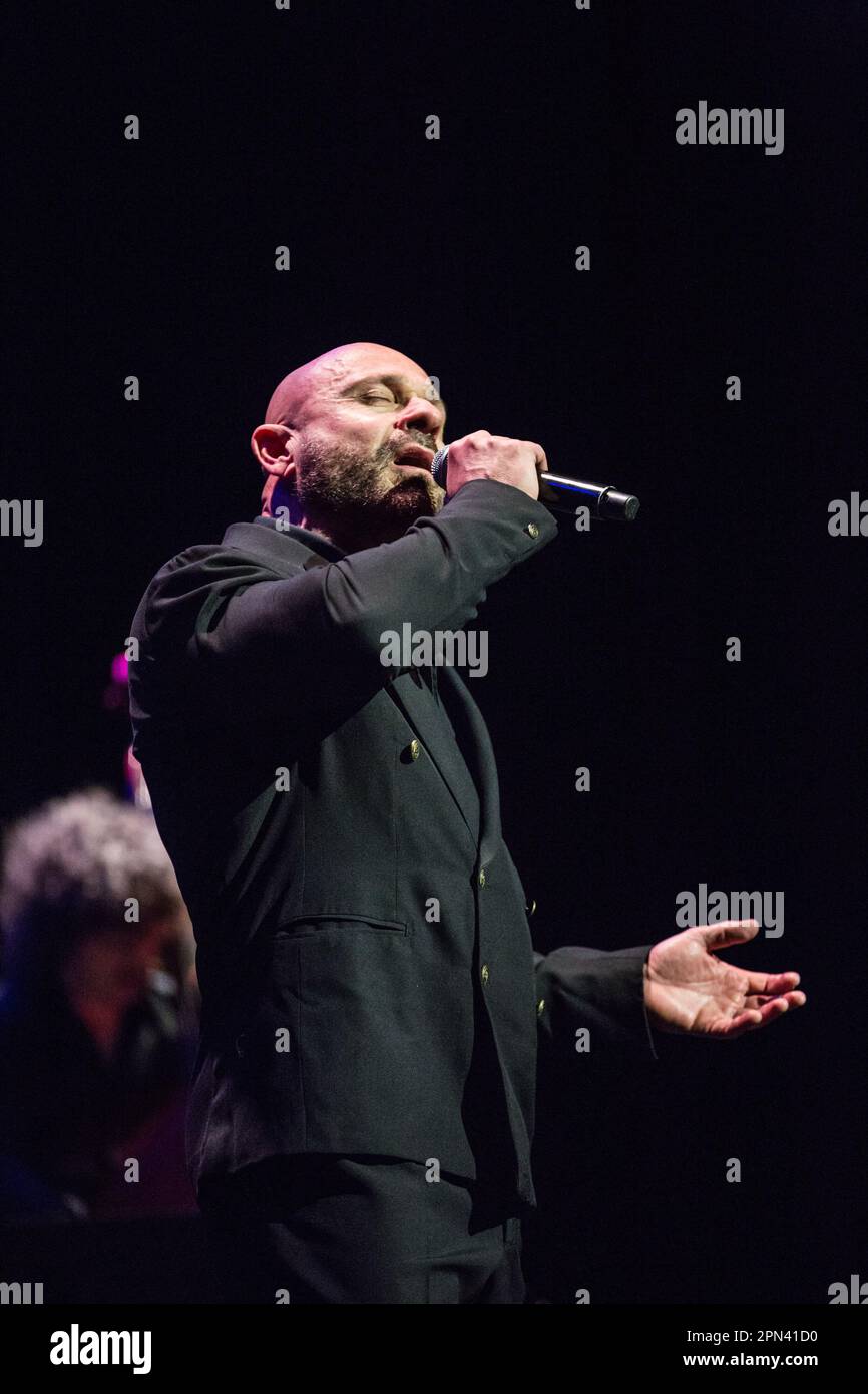 Rome, Italy. 15th Apr, 2023. Raiz Sing on stage during Raiz - Raiz ...