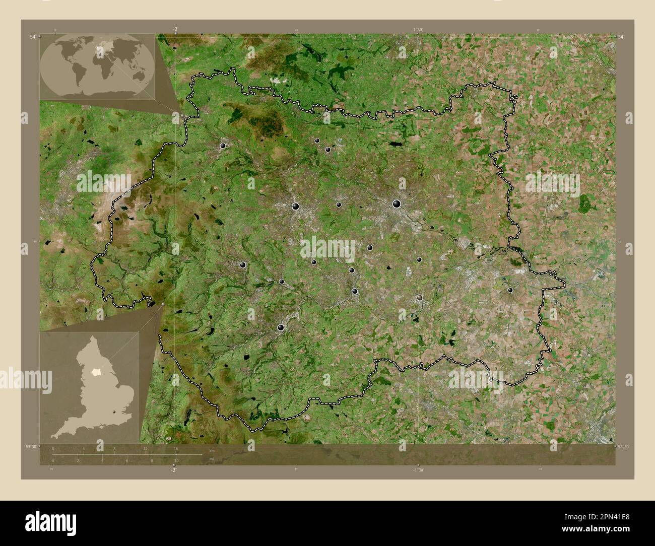 Pudsey map hi-res stock photography and images - Alamy