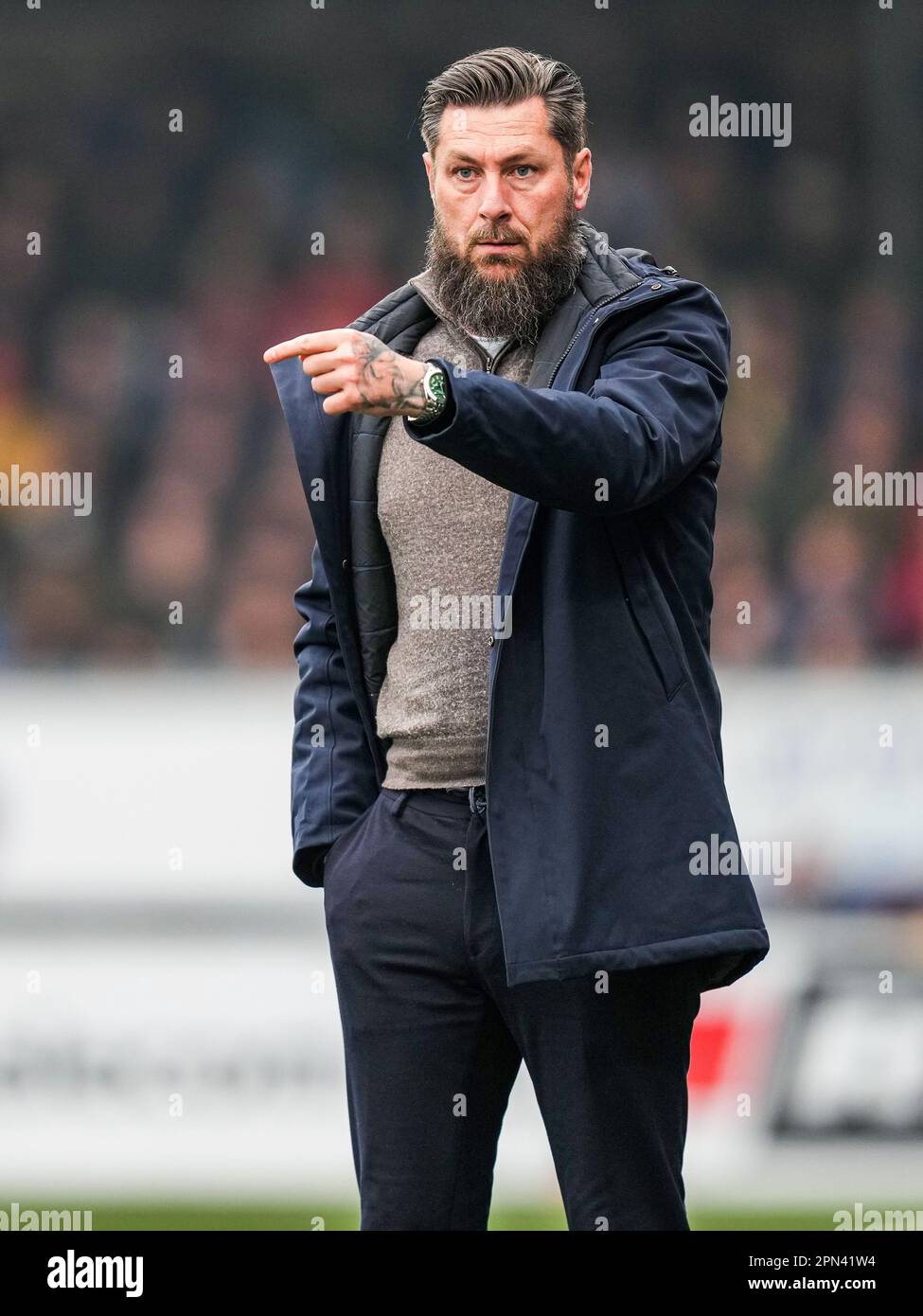 Sc cambuur assistent trainer pascal bosschaart hi-res stock photography ...