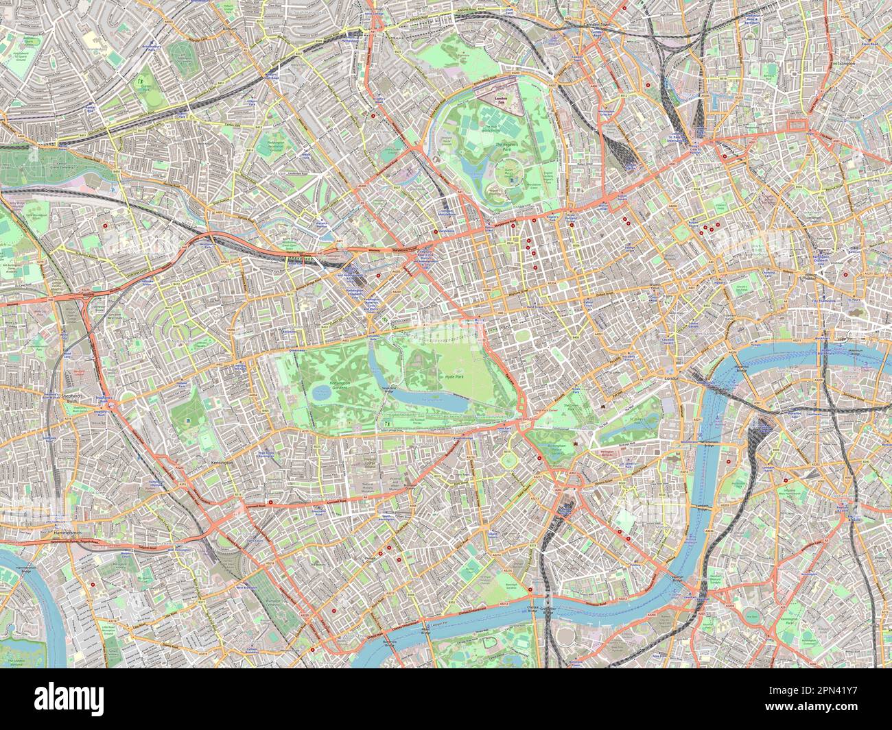 Westminster outline map hi-res stock photography and images - Alamy
