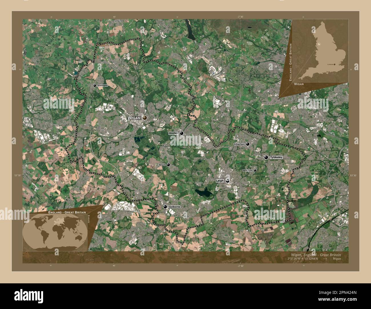 Tyldesley map hi-res stock photography and images - Alamy