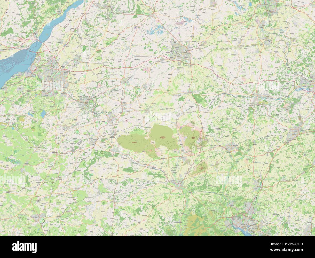 Map of bassett hi-res stock photography and images - Alamy