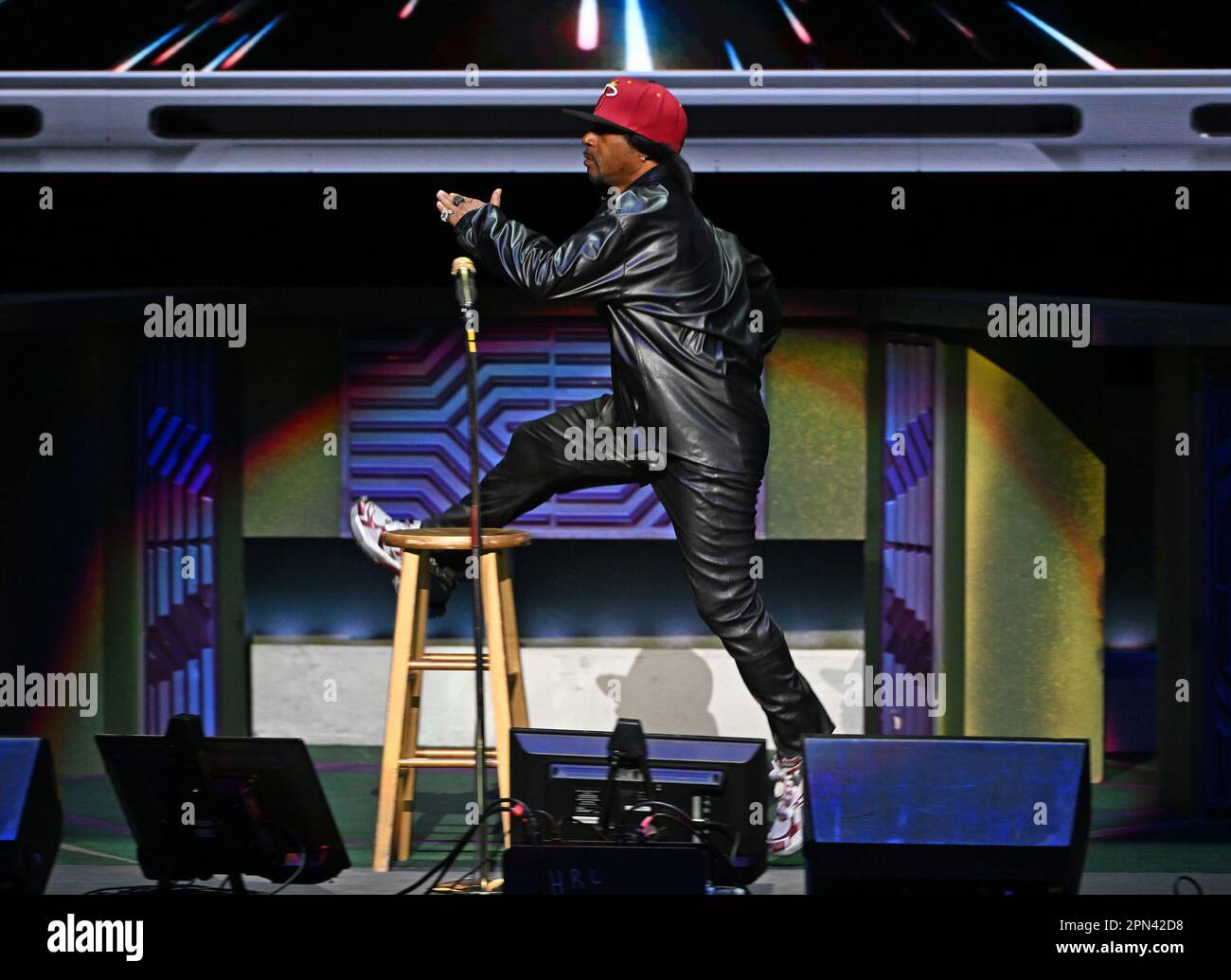 Hollywood FL, USA. 15th Apr, 2023. Katt Williams performs during the ...