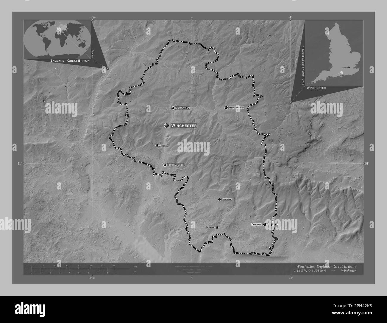 Winchester, non metropolitan district of England - Great Britain ...