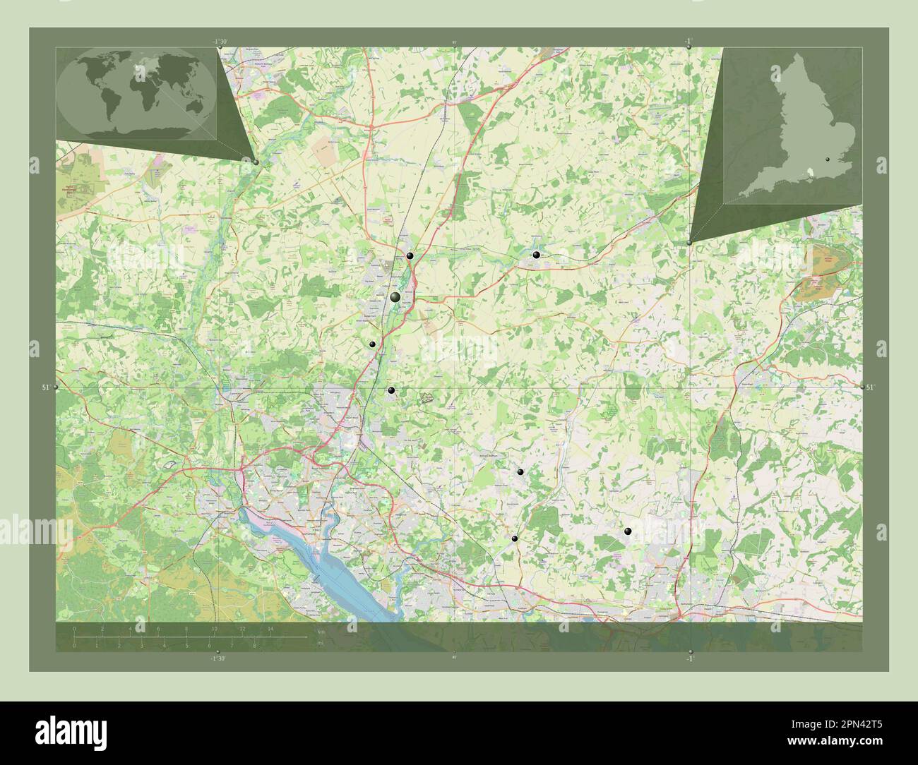 Winchester, non metropolitan district of England - Great Britain. Open ...