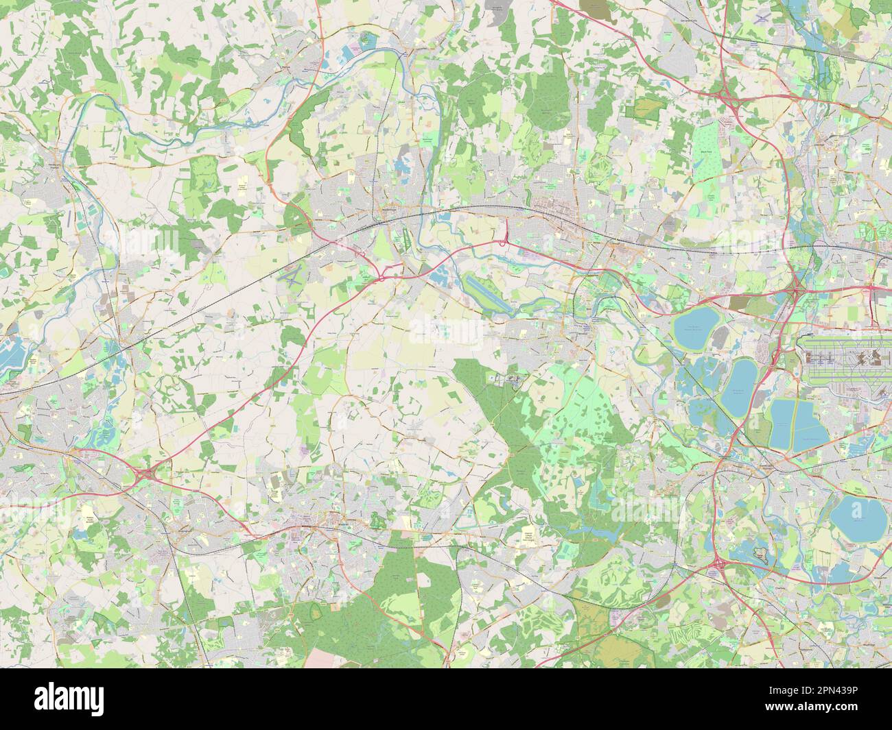 Old windsor map hi-res stock photography and images - Alamy