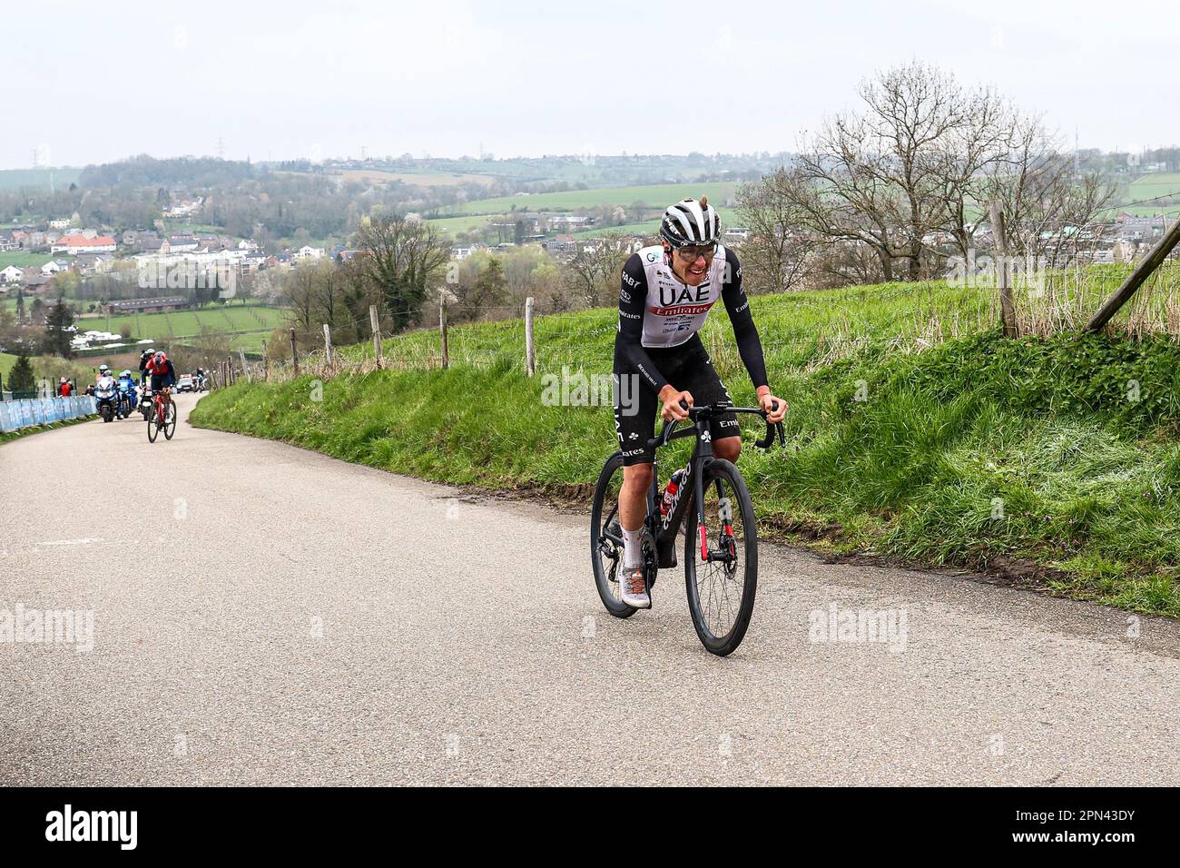 VALKENBURG - Tadej Pogacar in action on the Keutenberg during the 57th ...