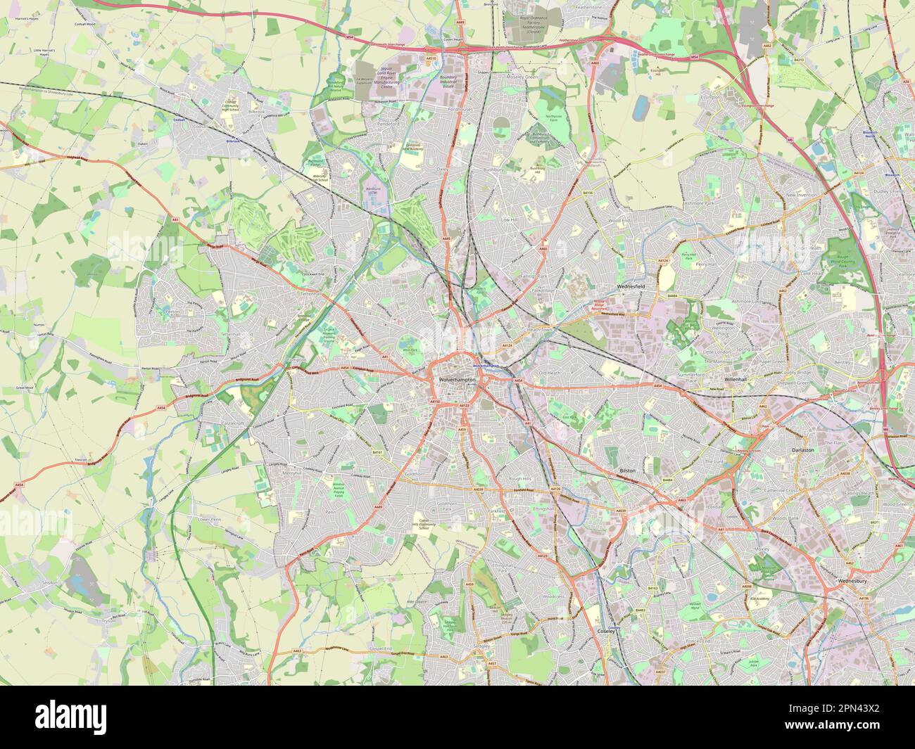 Wolverhampton, unitary authority of England - Great Britain. Open ...