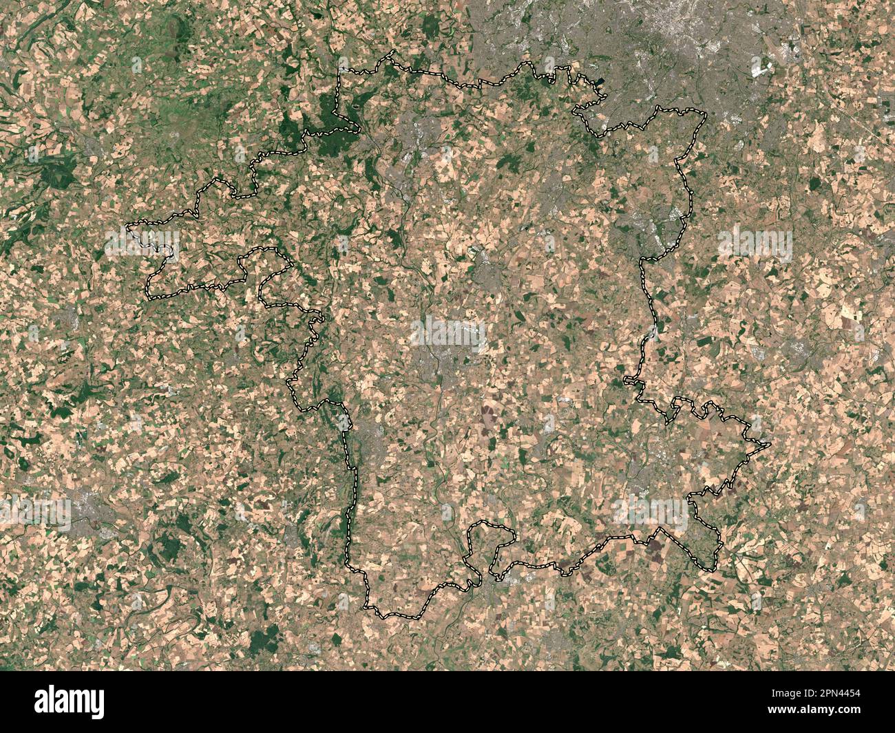 Map of evesham hi-res stock photography and images - Alamy